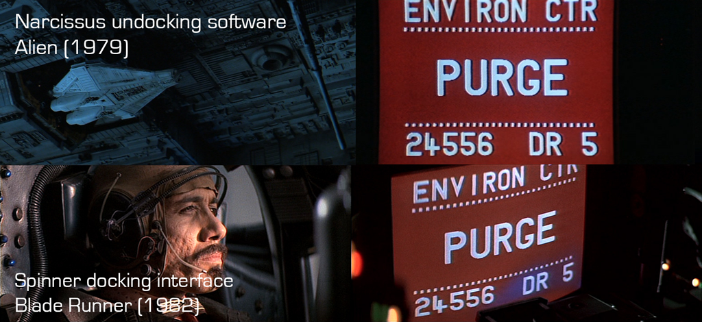 Alien / Blade Runner crossover | Sci-fi interfaces